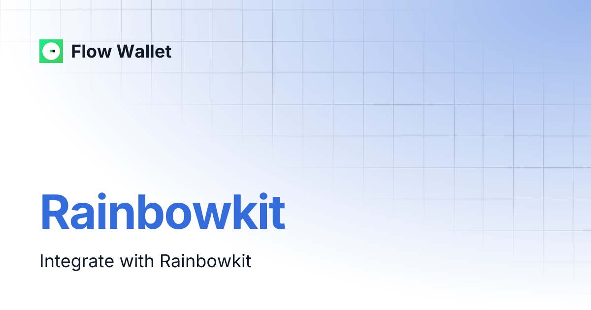Rainbowkit | Flow Wallet